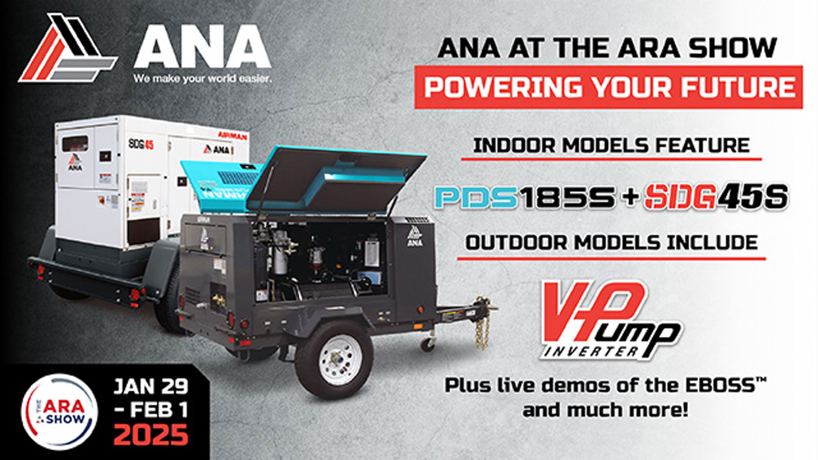 Power Up Your Rental Fleet with ANA’s Latest Equipment at the ARA Show ...