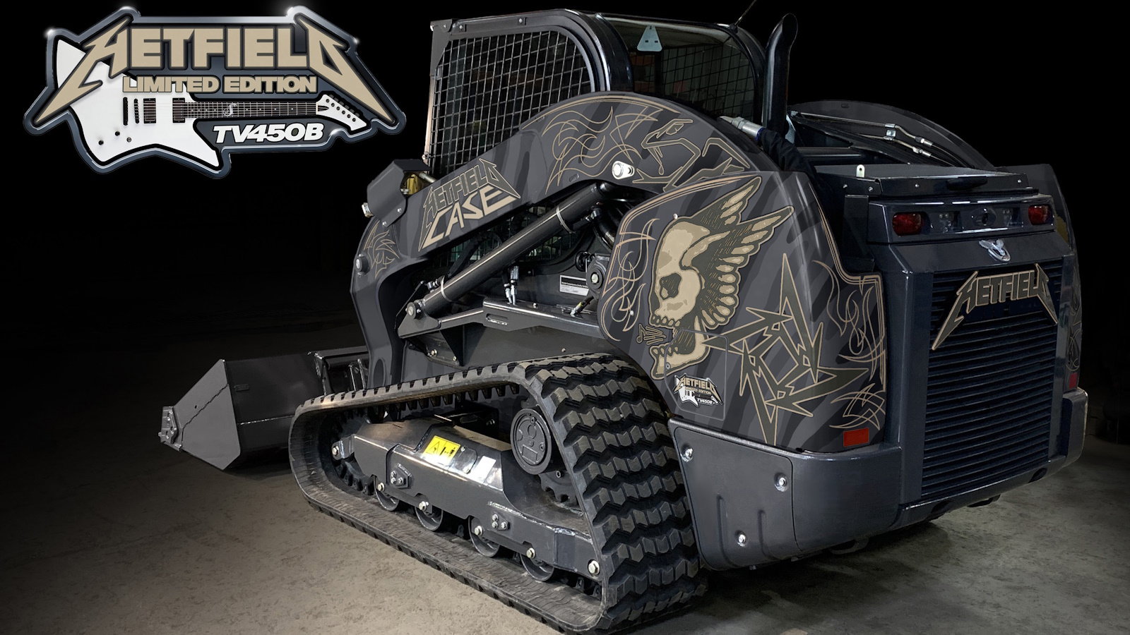 Metallica’s James Hetfield inspires CASE ‘Heavy Metal’ track loader ...