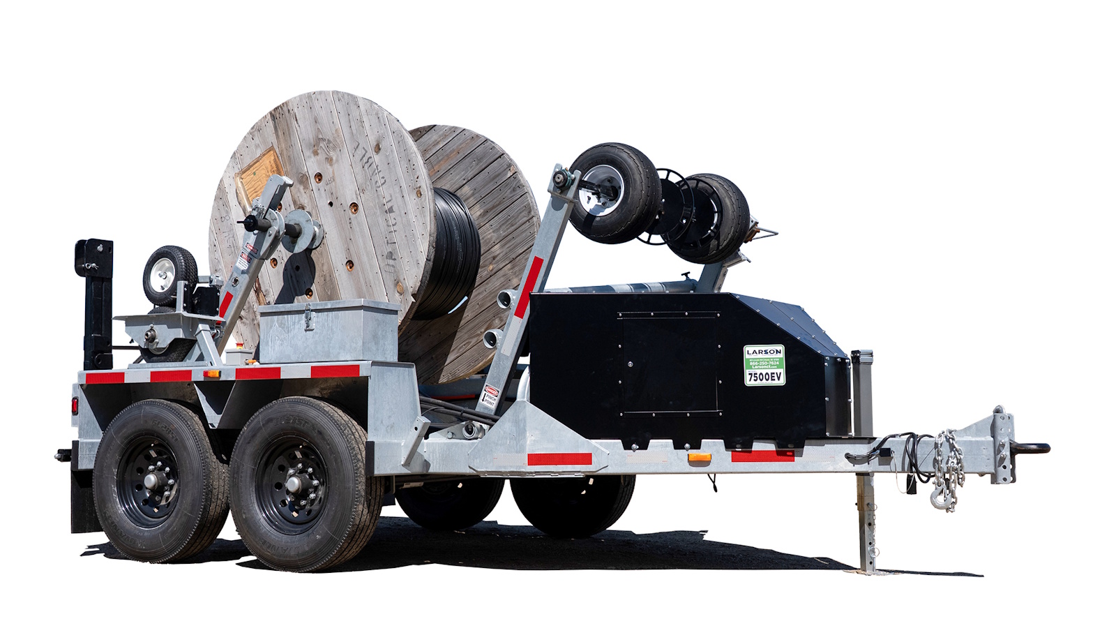 Larson Cable Trailers electric fiber optic cable installation trailer ...