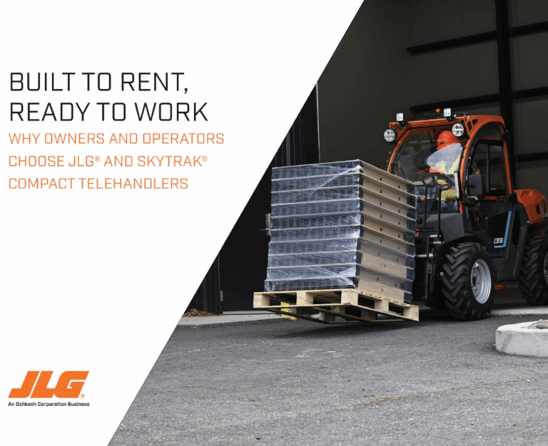 JLG releases new compact telehandler white paper – Rental Management ...